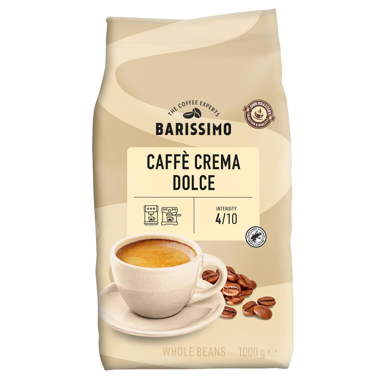 Barissimo Caffè Crema Dolce, Ganze Bohne | ALDI ONLINESHOP